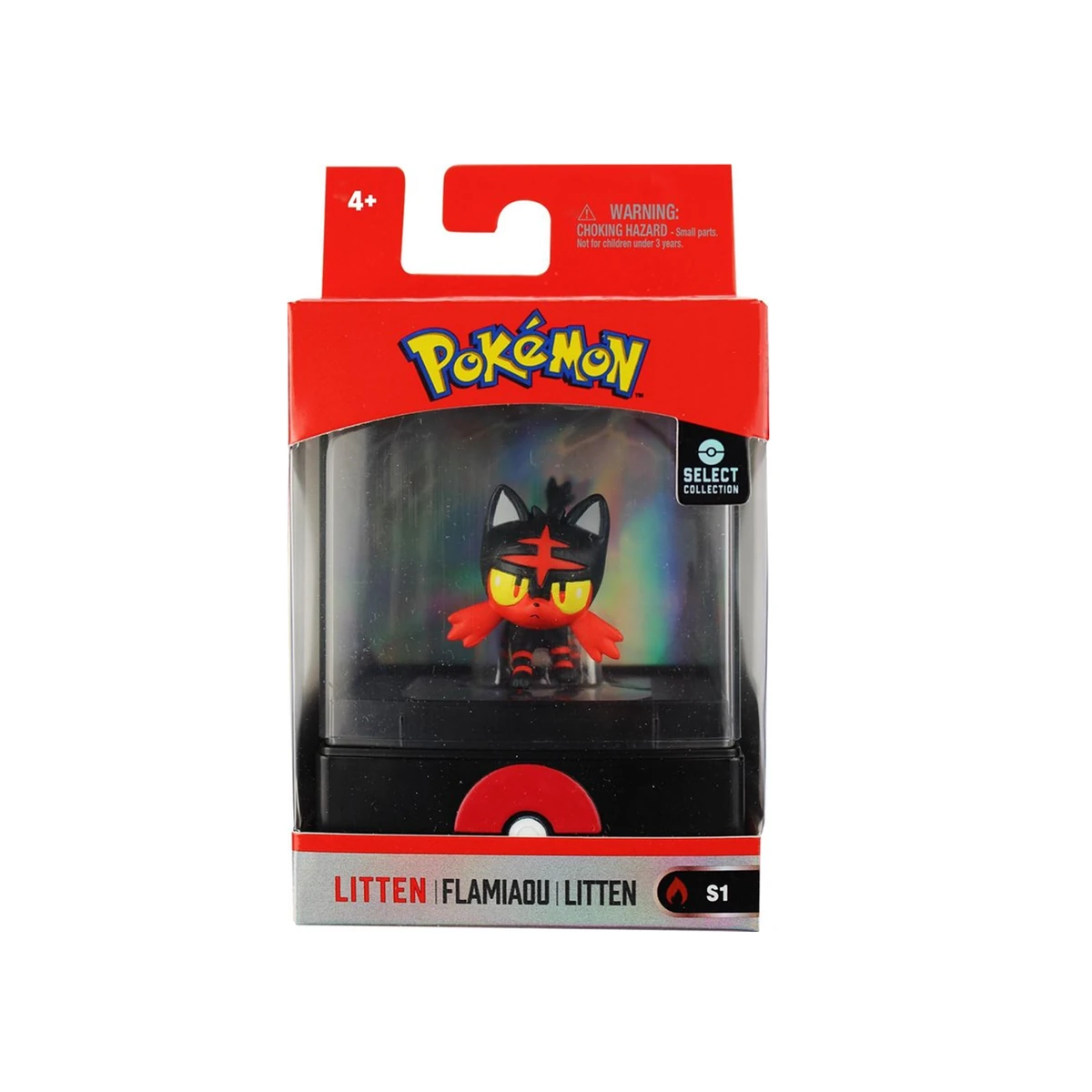 2" Select Battle Figure with Case: Wave A - Litten | Jazwares Pokemon ...