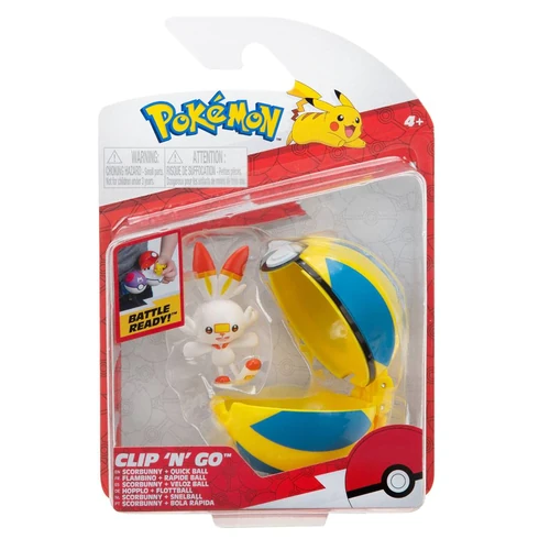Clip 'N' Go: Wave 10 - Scorbunny | Jazwares Pokemon Figure Wiki | Fandom