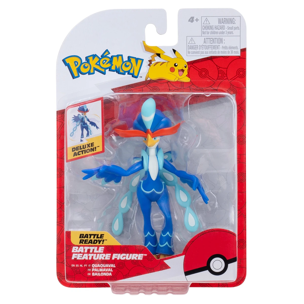 4.5" Quaquaval | Jazwares Pokemon Figure Wiki | Fandom
