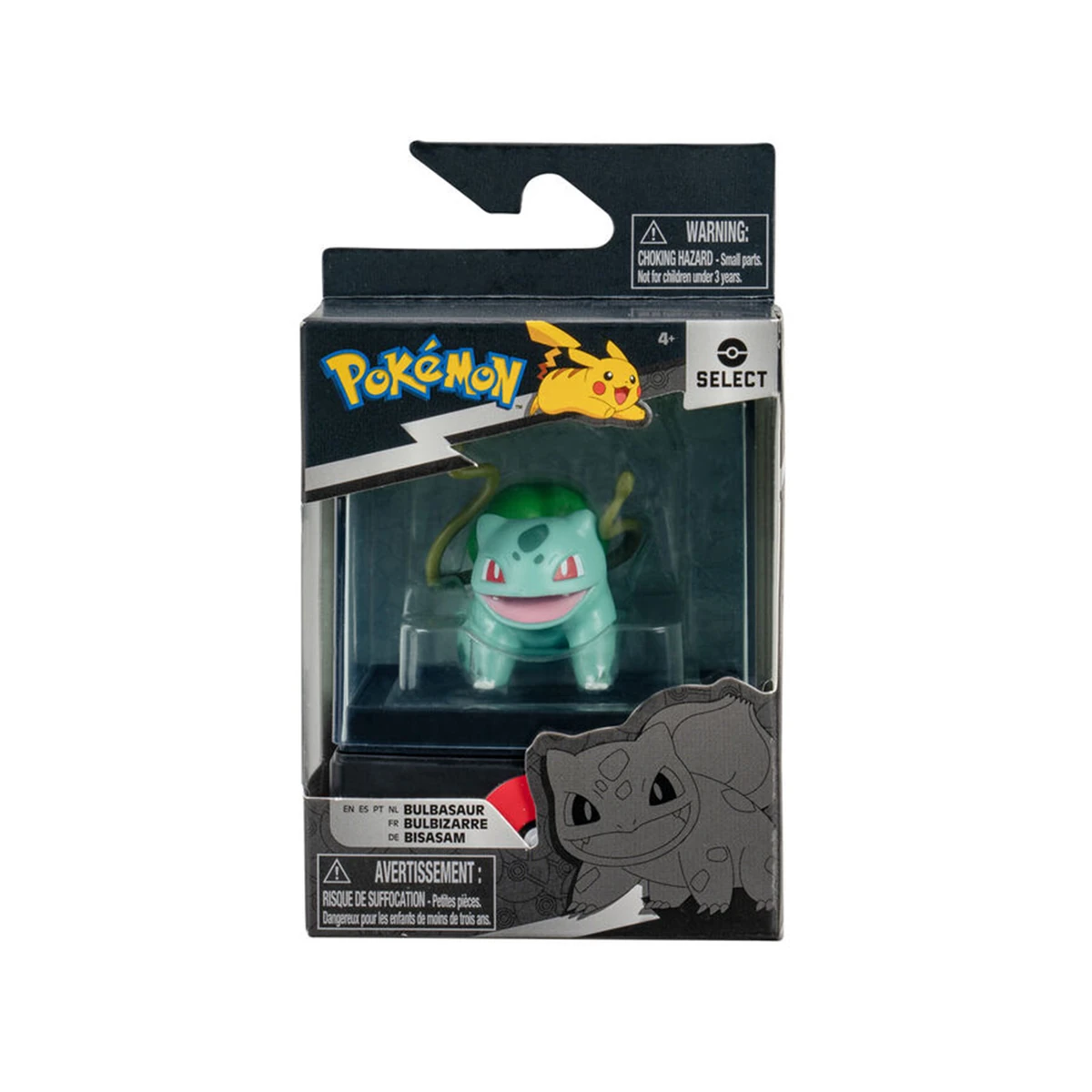 2" Select Battle Figure with Case: Wave 4 - Bulbasaur | Jazwares ...