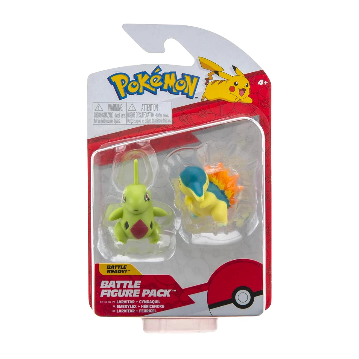 2" & 3" Battle Figure Pack: Wave 10 - Larvitar & Cyndaquil | Jazwares ...