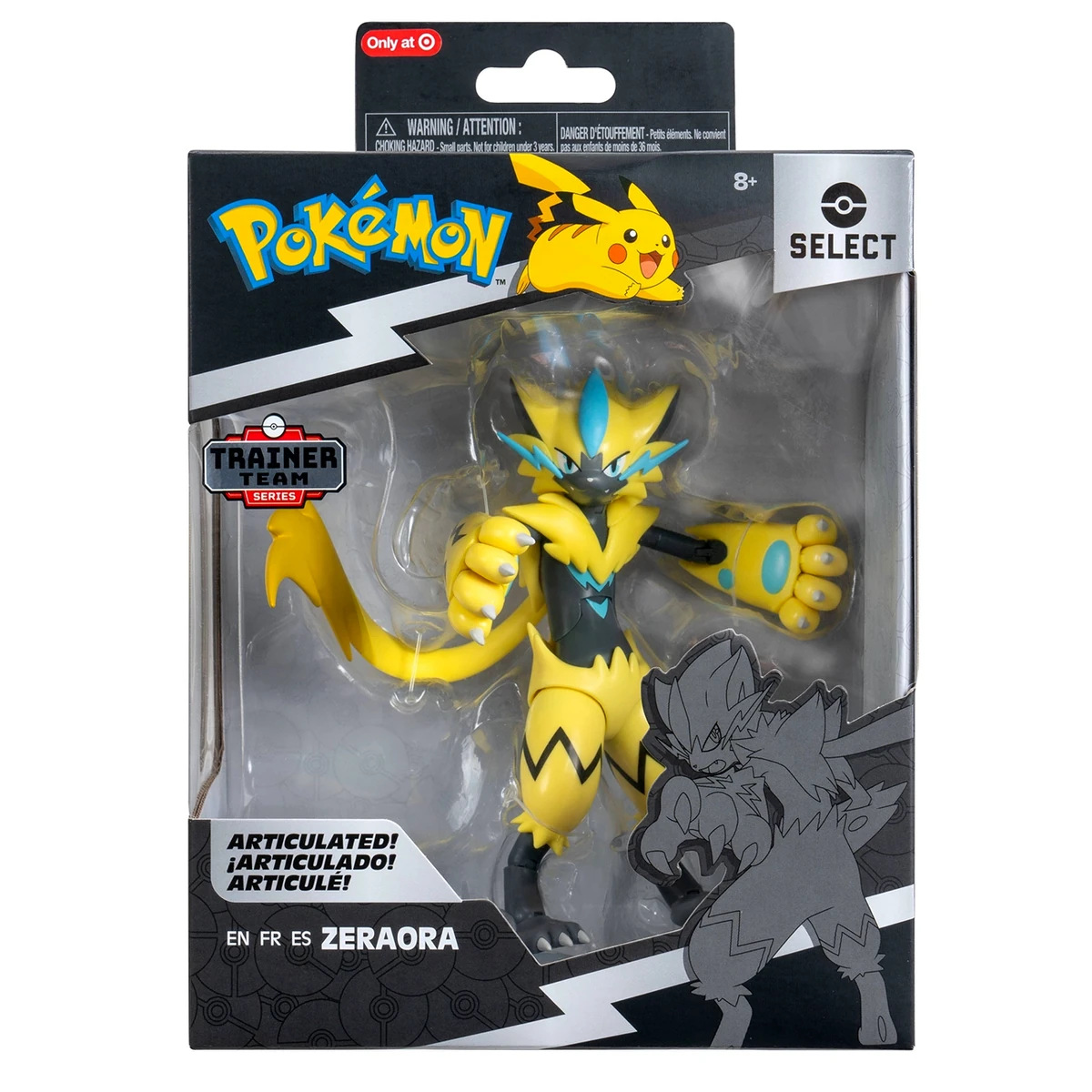 6" Select Super-Articulated Figure: Wave 8 - Zeraora | Jazwares Pokemon ...