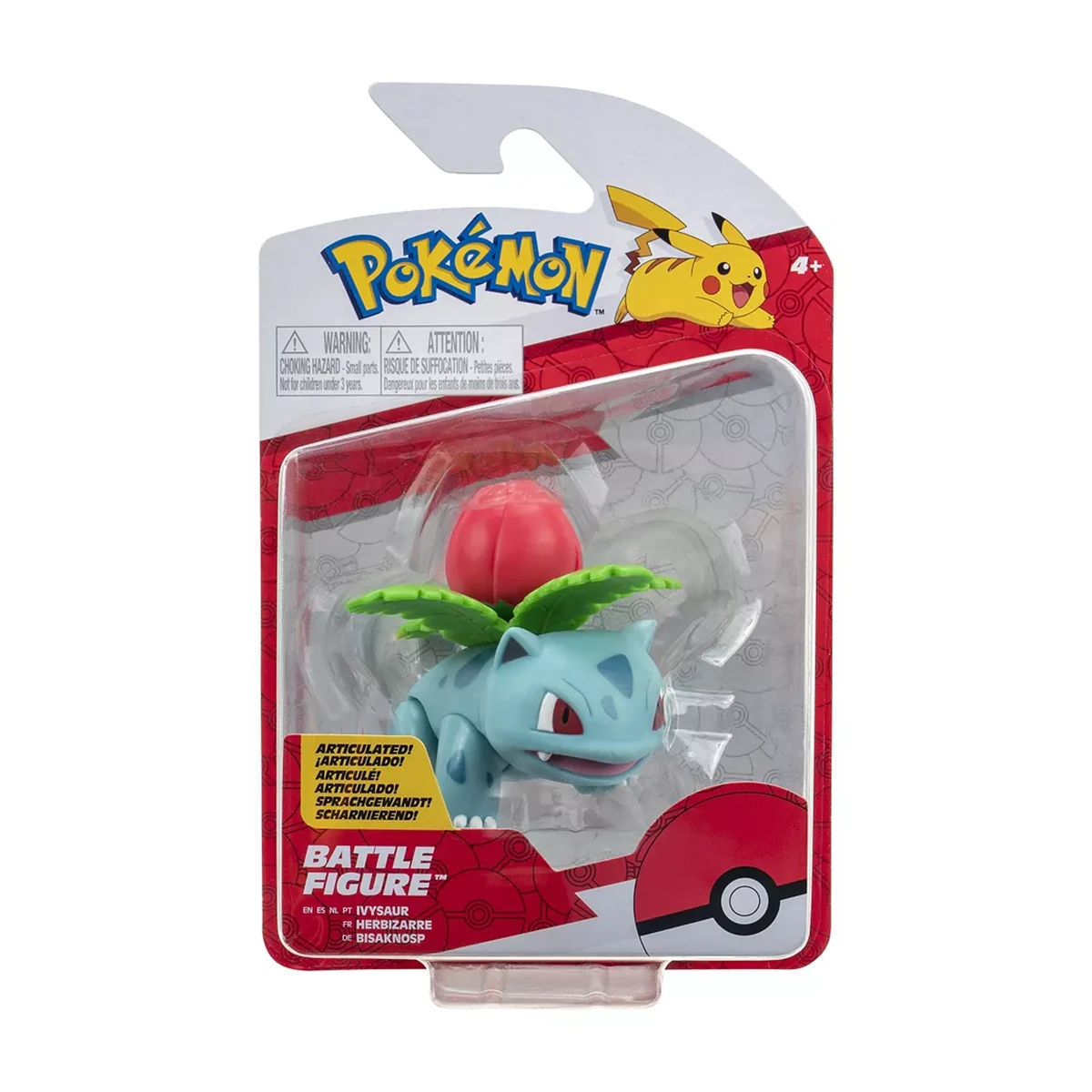 2" & 3" Battle Figure Pack: Wave 11 - Ivysaur | Jazwares Pokemon Figure ...