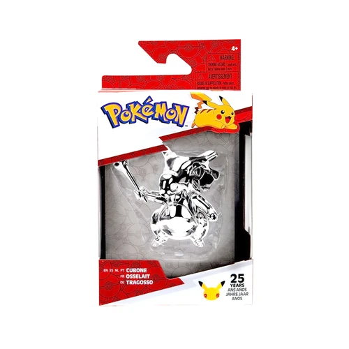 3" 25th Anniversary Silver Figure: Wave 2 - Cubone | Jazwares Pokemon ...