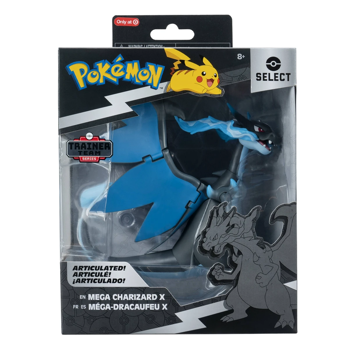 6" Select Super-Articulated Figure: Wave 9 - Mega Charizard X ...