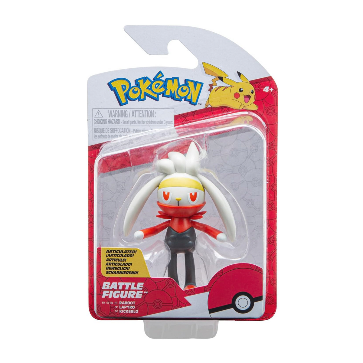 3 Raboot Jazwares Pokemon Figure Wiki Fandom