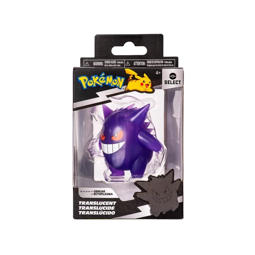 3" Select Translucent Figure: Wave 2 - Gengar | Jazwares Pokemon Figure ...