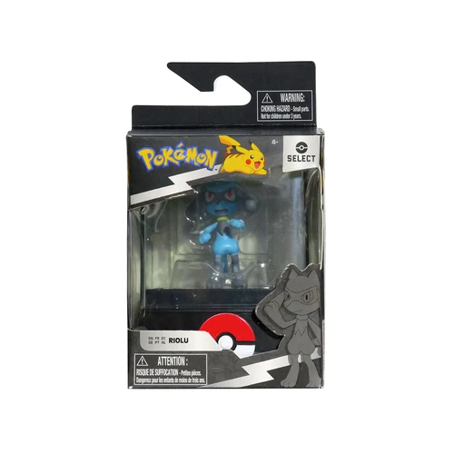 2" Select Battle Figure with Case: Wave 1 - Riolu | Jazwares Pokemon ...