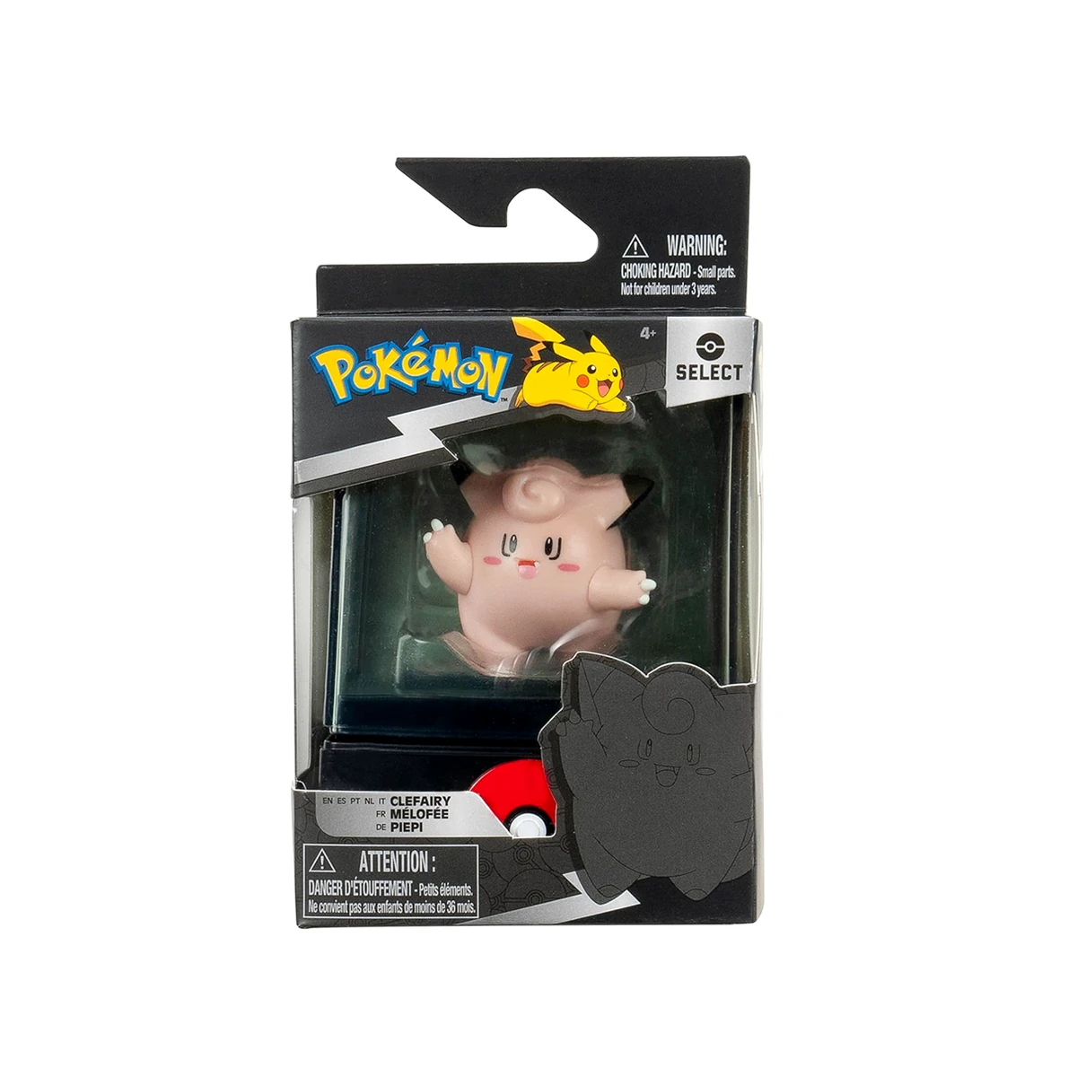 2" Select Battle Figure with Case: Wave 8 - Clefairy | Jazwares Pokemon ...