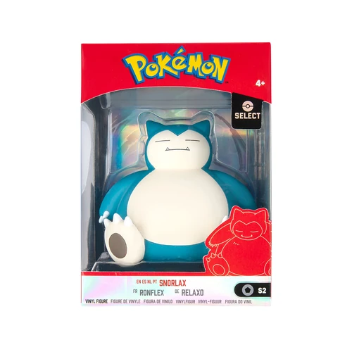 4" Select Vinyl Figure: Wave 2 - Snorlax | Jazwares Pokemon Figure Wiki ...