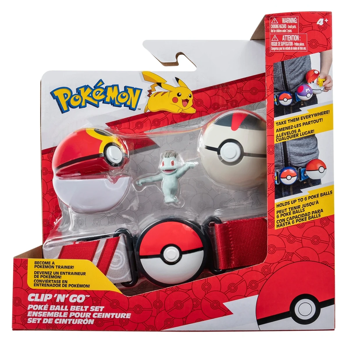 Clip 'N' Go Poké Ball Belt Set: Wave 10 - Machop | Jazwares Pokemon ...