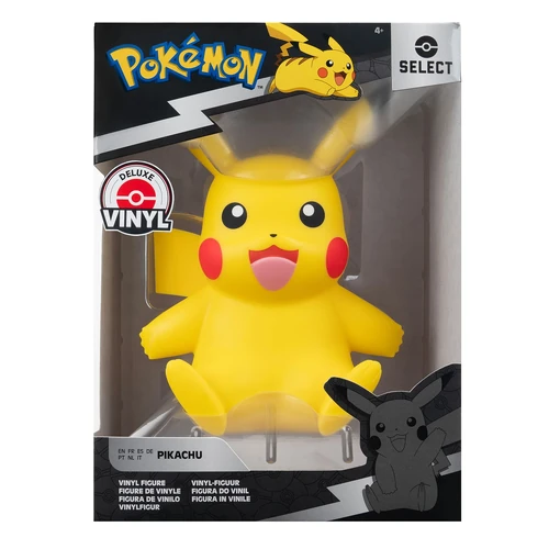 8" Select Deluxe Vinyl Figure: Wave 1 - Pikachu | Jazwares Pokemon ...