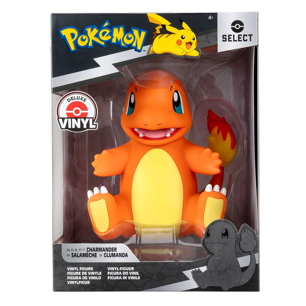 8" Select Deluxe Vinyl Figure: Wave 2 - Charmander | Jazwares Pokemon ...