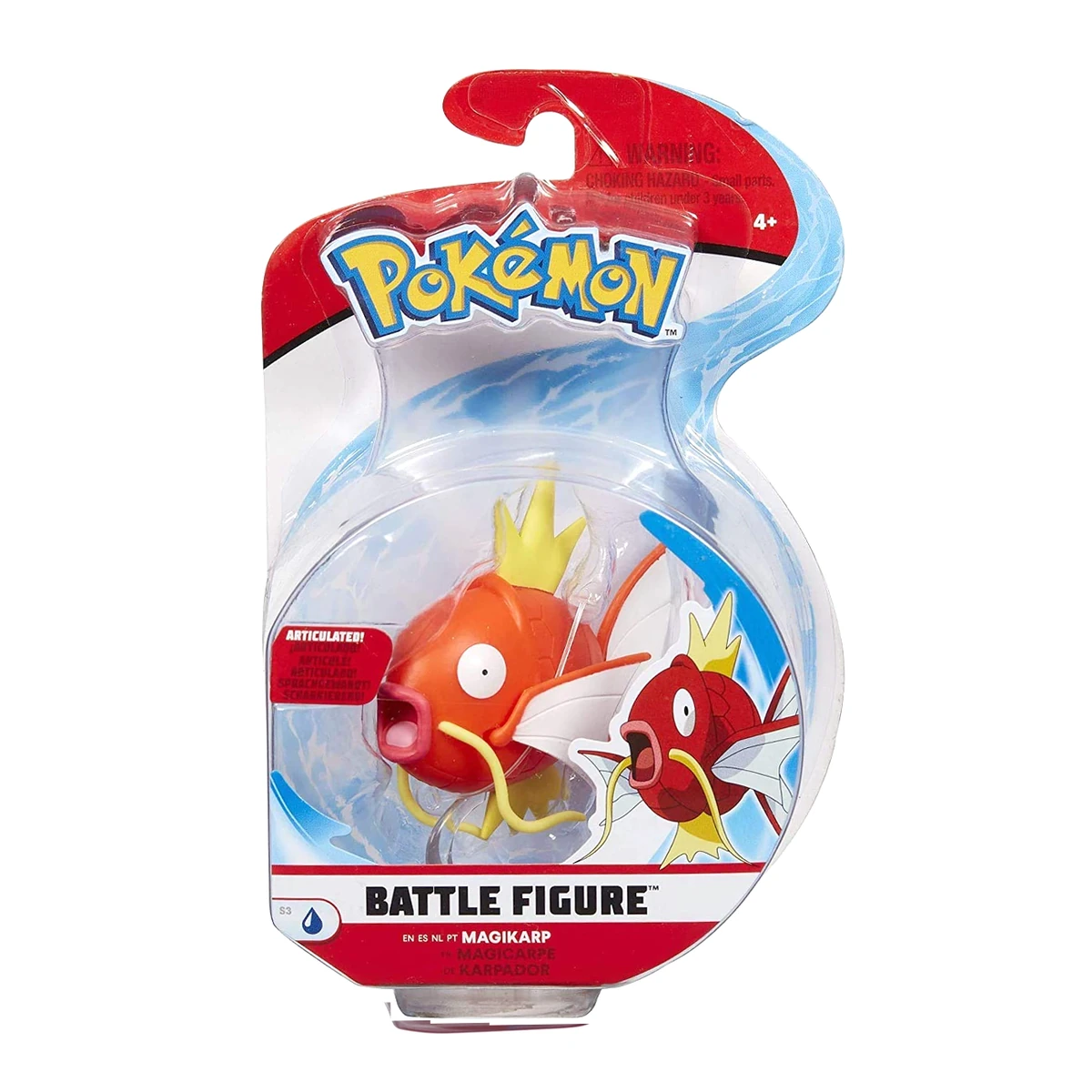 2" & 3" Battle Figure Pack: Wave 3 - Magikarp | Jazwares Pokemon Figure ...