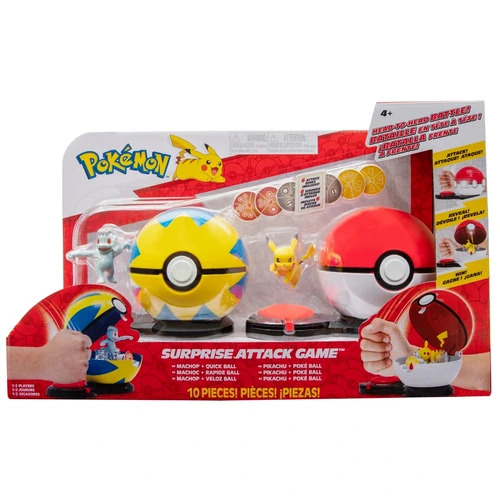 Surprise Attack Game Multi-Pack: Wave 2 - Machop & Pikachu | Jazwares ...