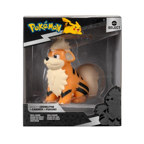 4" Select Vinyl Figure: US Wave 6 - Growlithe | Jazwares Pokemon Figure ...