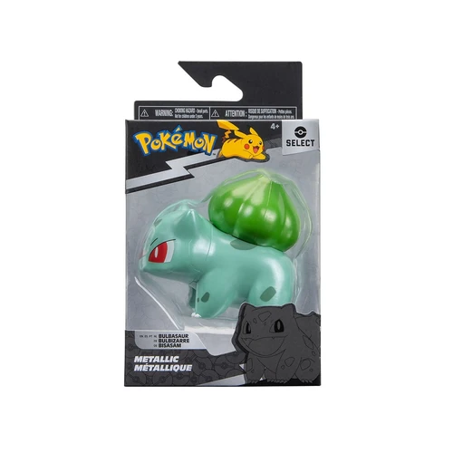 3" Select Metallic Figure: Wave 1 - Bulbasaur | Jazwares Pokemon Figure ...