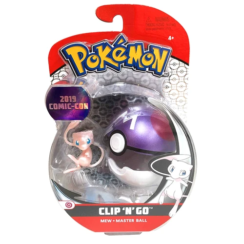 Clip 'N' Go: SDCC Exclusive - Mew (Pearly) | Jazwares Pokemon Figure ...