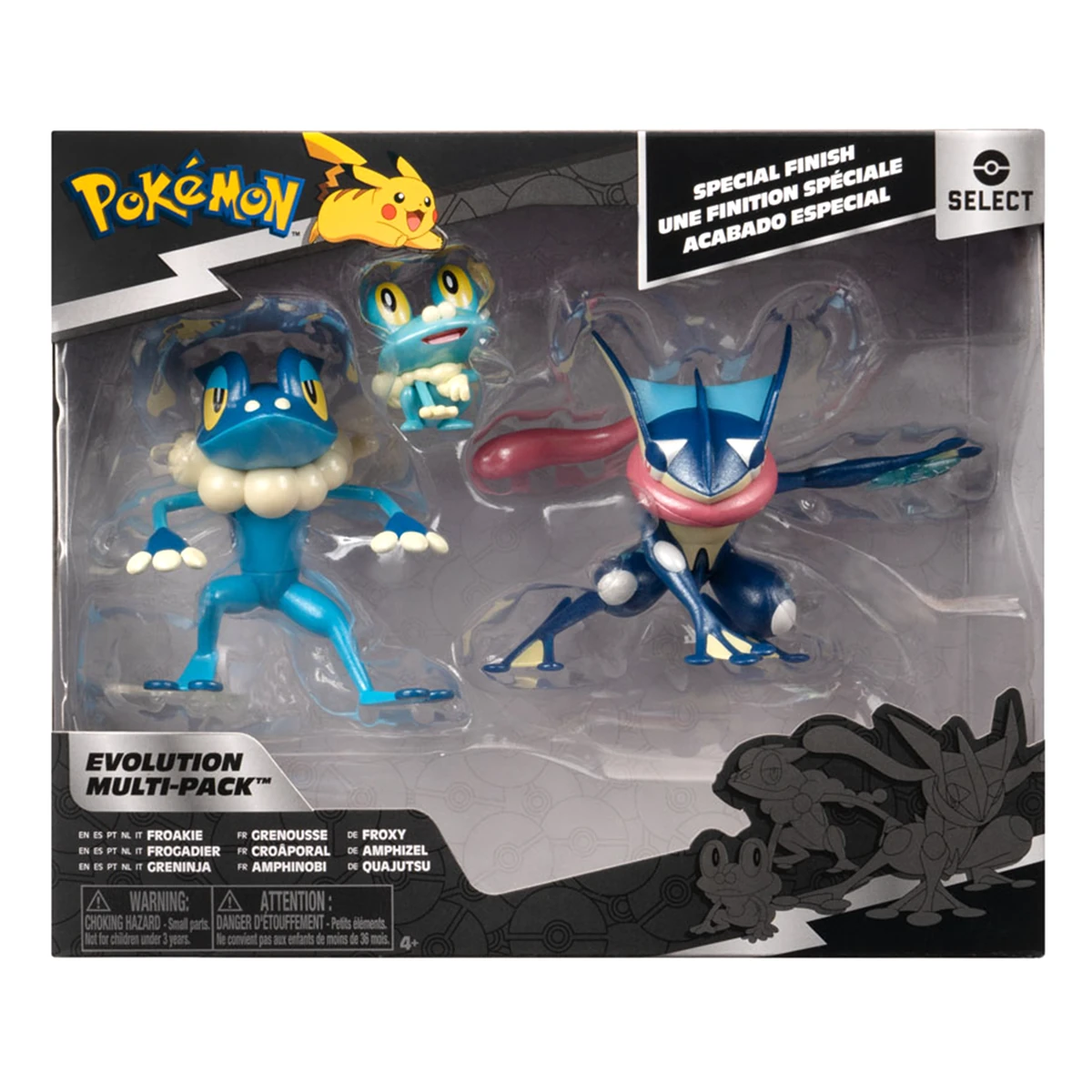 Select Evolution Multi-Pack: Froakie Evolution Line | Jazwares Pokemon ...