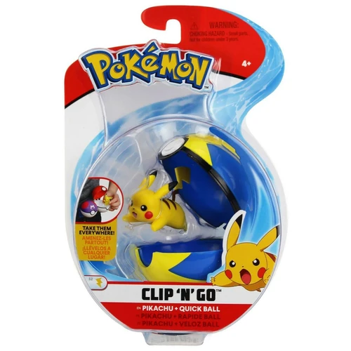 Clip 'N' Go: Wave 2 - Pikachu | Jazwares Pokemon Figure Wiki | Fandom