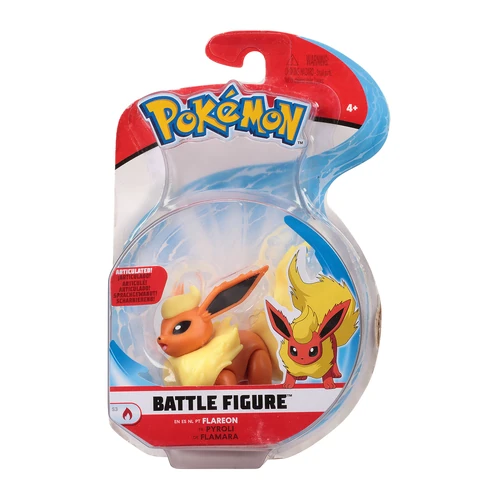 2" & 3" Battle Figure Pack: Wave 4 - Flareon | Jazwares Pokemon Figure ...