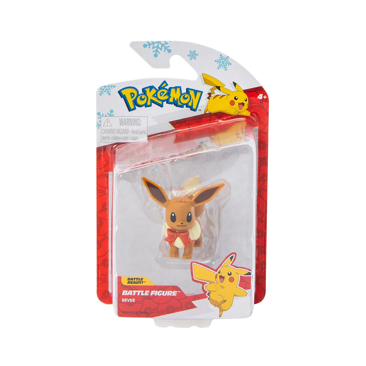 2" Holiday Battle Figure: Wave 5 - Eevee | Jazwares Pokemon Figure Wiki ...
