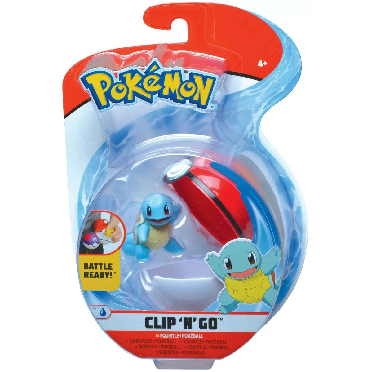 Clip 'N' Go: Wave 4 - Squirtle | Jazwares Pokemon Figure Wiki | Fandom