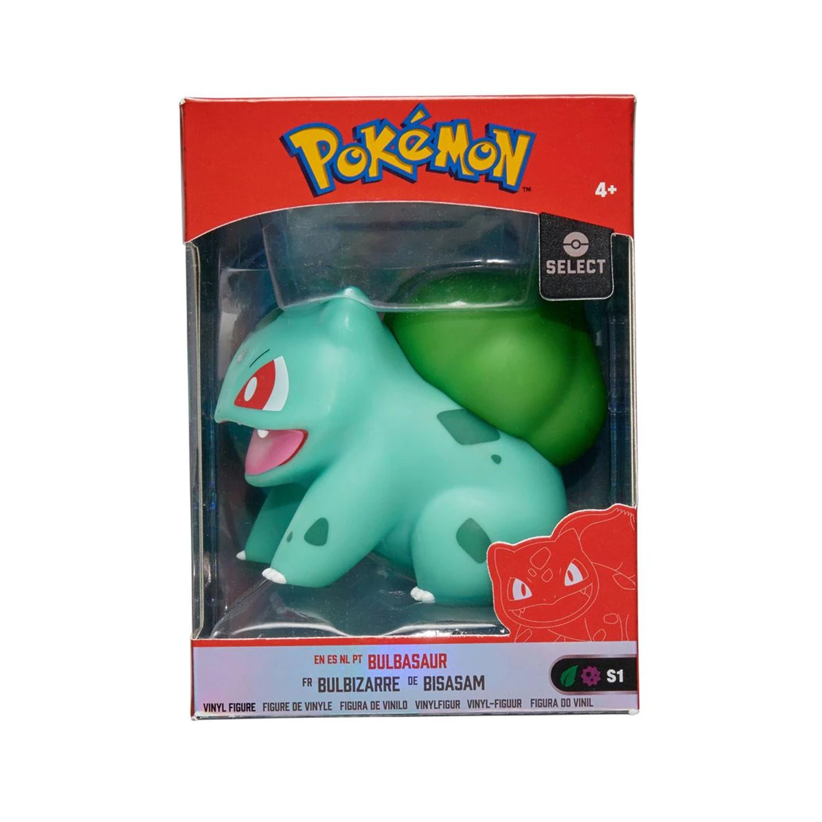 4" Select Vinyl Figure: Wave 1 - Bulbasaur | Jazwares Pokemon Figure ...