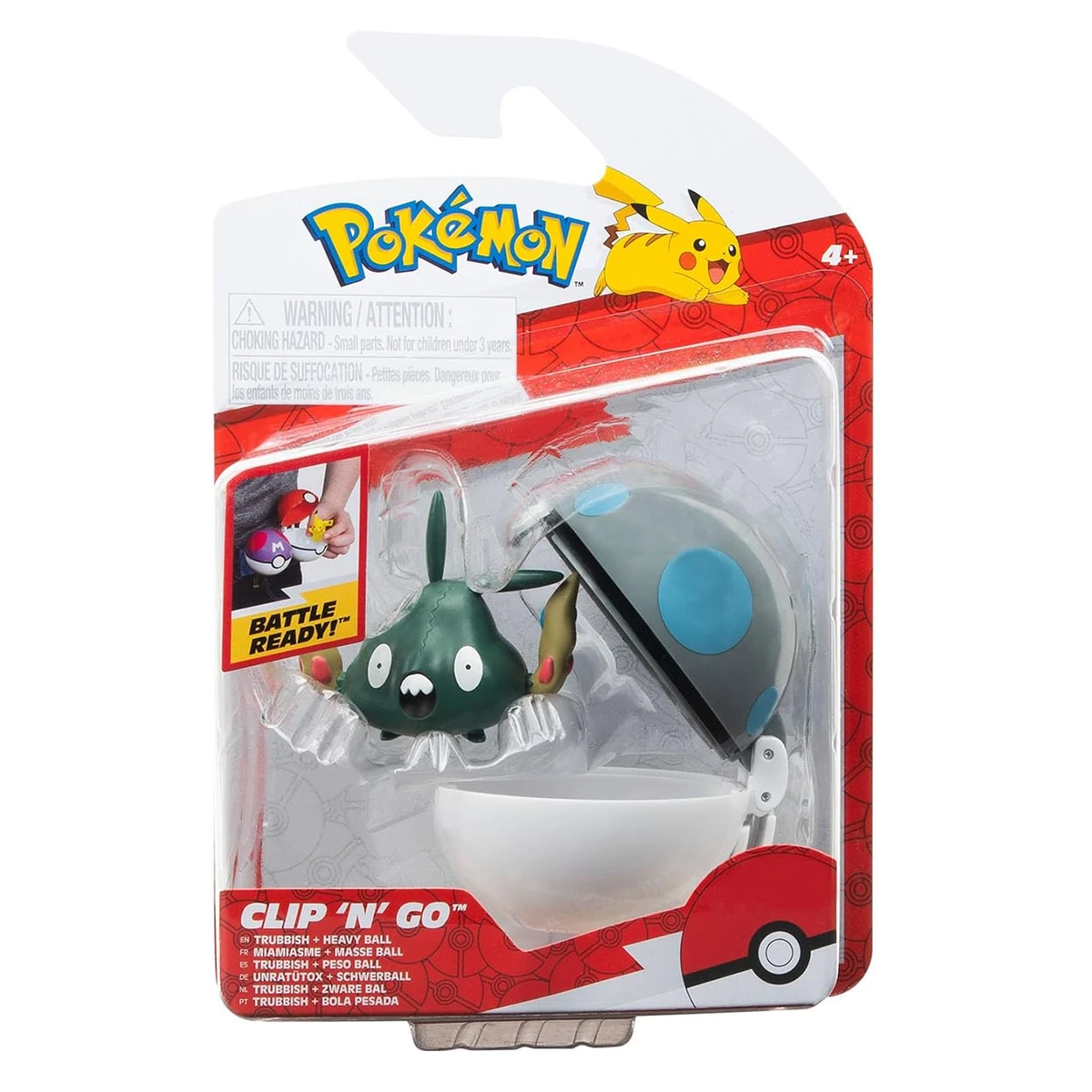 2" Trubbish | Jazwares Pokemon Figure Wiki | Fandom