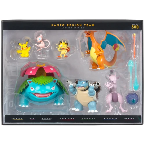 Battle Figure Multi-Pack: Kanto Region Team | Jazwares Pokemon Figure ...