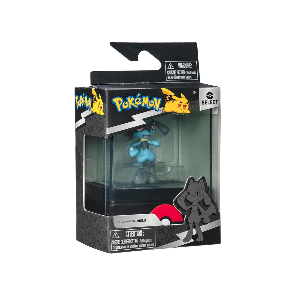 2" Select Battle Figure with Case: Wave 5 - Riolu | Jazwares Pokemon ...