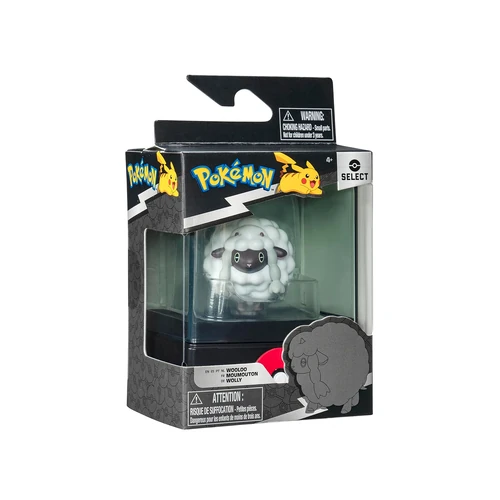 2" Select Battle Figure with Case: Wave 5 - Wooloo | Jazwares Pokemon ...