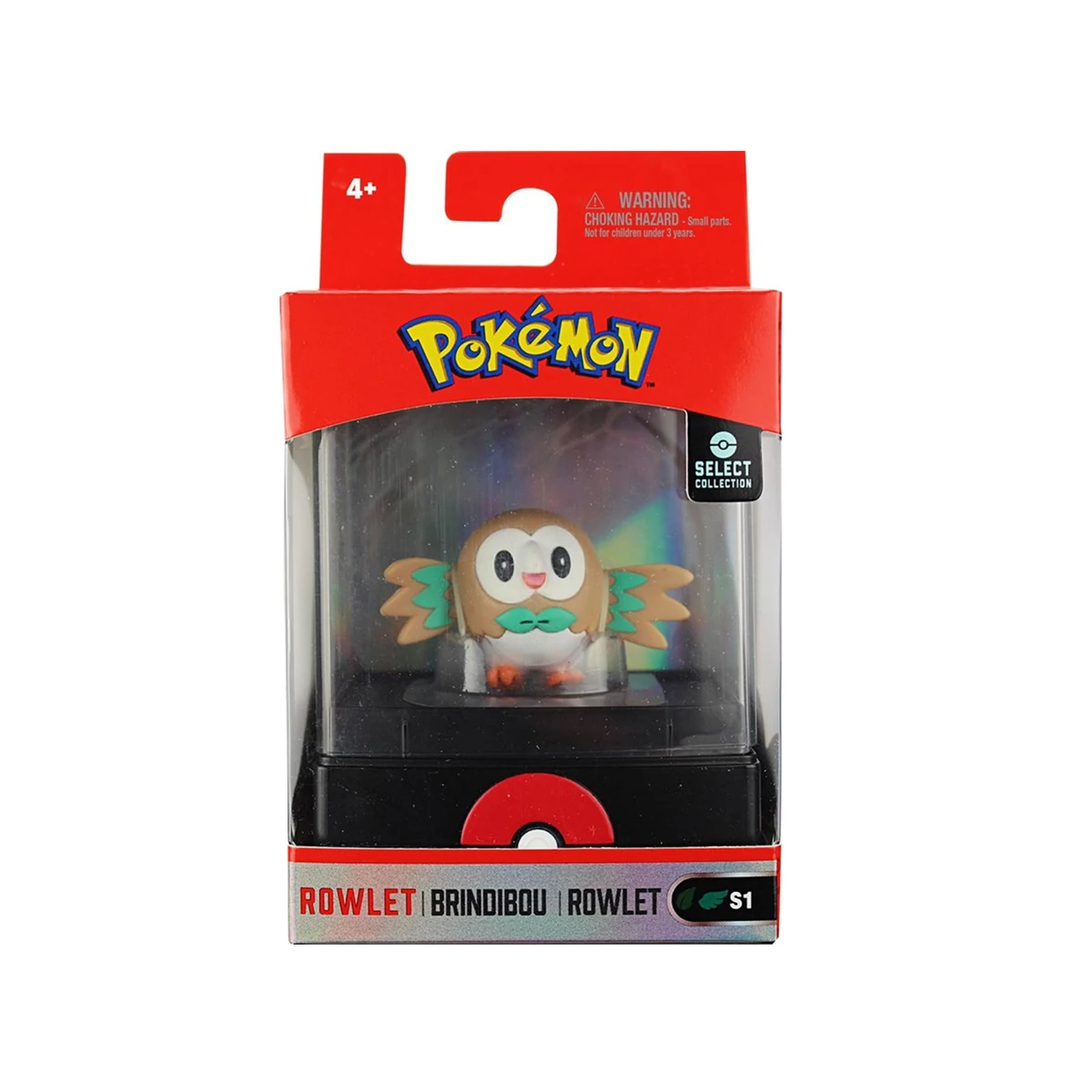 2" Select Battle Figure with Case: Wave A - Rowlet | Jazwares Pokemon ...