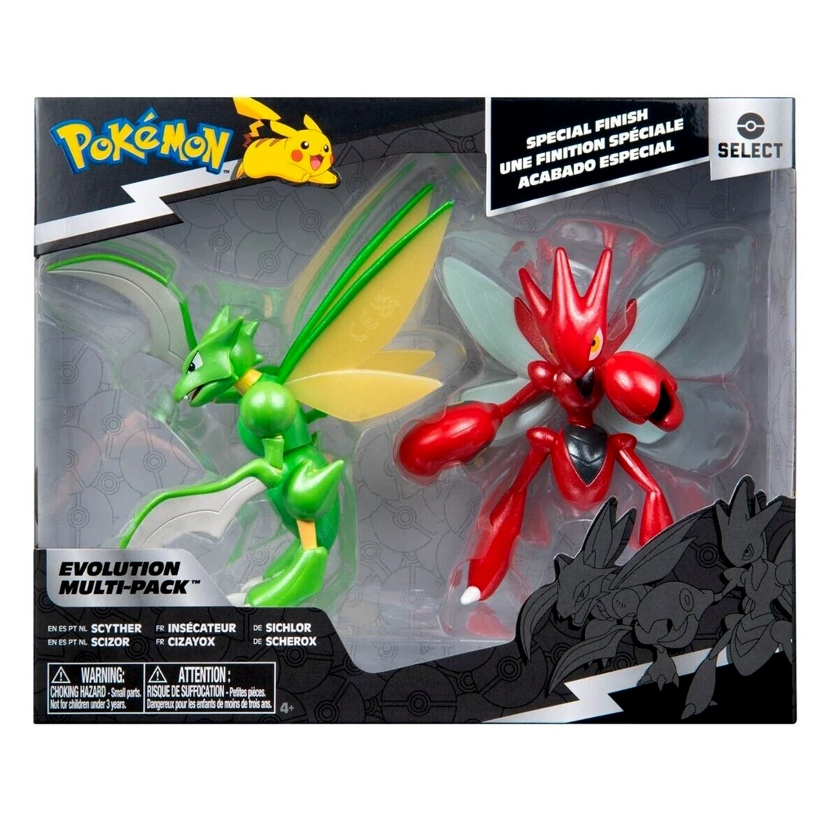 Select Evolution Multi-Pack: Scyther Evolution Line | Jazwares Pokemon ...