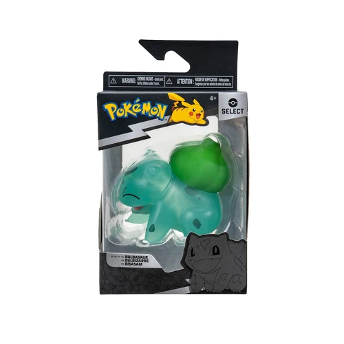 3" Select Translucent Figure: Wave 1 - Bulbasaur | Jazwares Pokemon ...