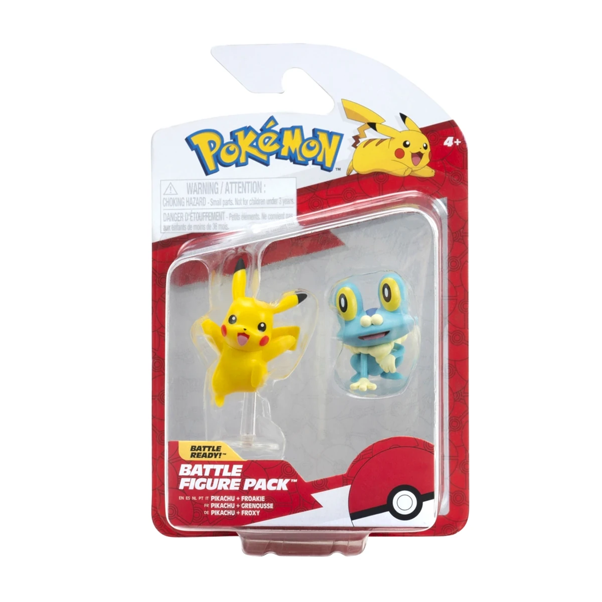 2" First Partner Kalos Battle Figure Pack: Wave 1 - Pikachu & Froakie ...