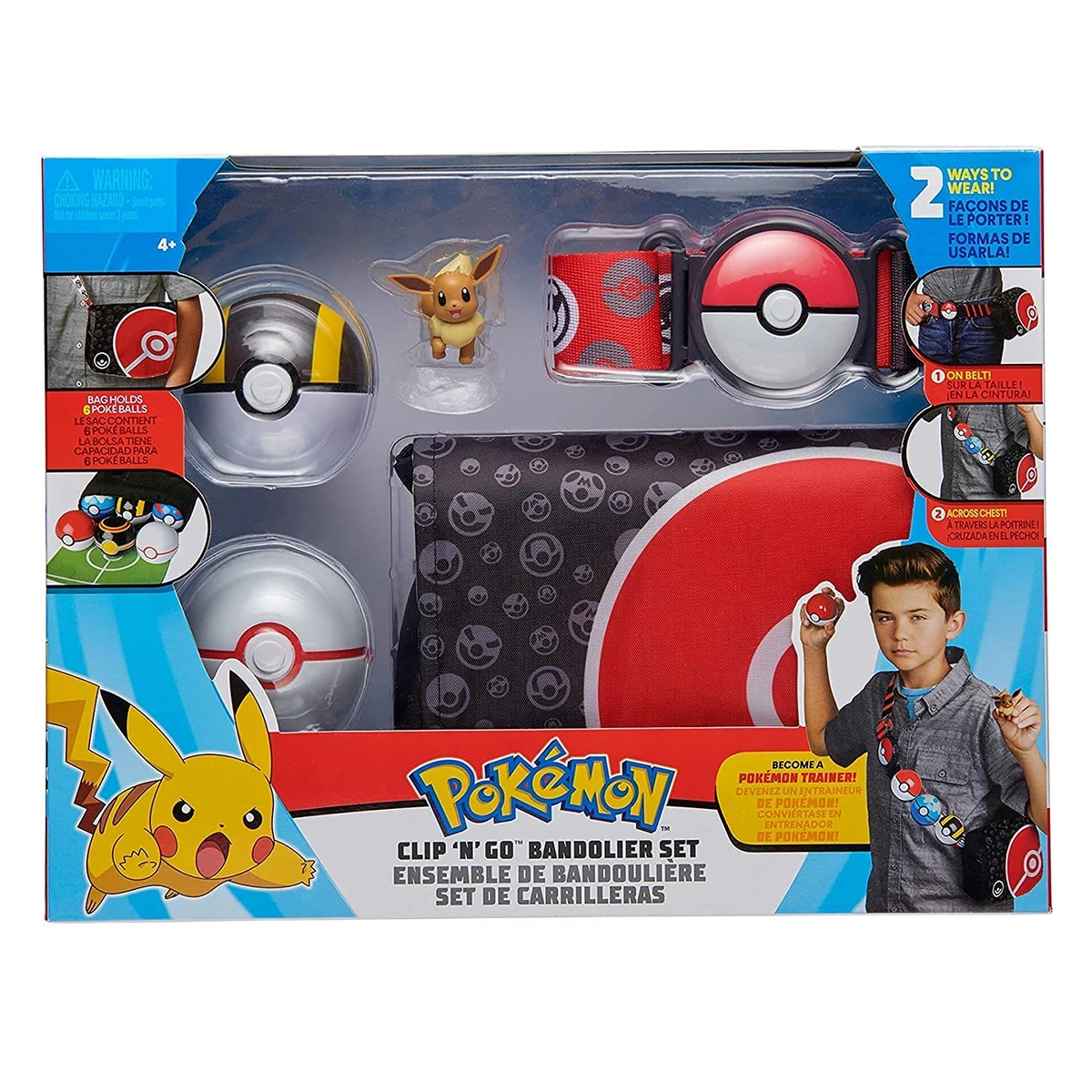Clip 'N' Go Bandolier Set: Wave 1 - Eevee | Jazwares Pokemon Figure ...
