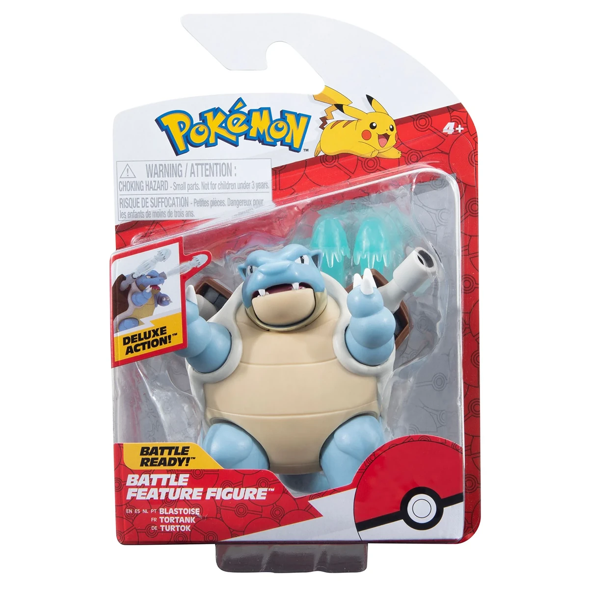 4.5" Battle Feature Figure: Wave 9 - Blastoise | Jazwares Pokemon ...