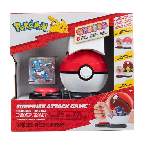 Surprise Attack Game Single: Wave 5 - Croagunk | Jazwares Pokemon ...