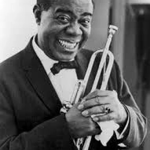 Louis Armstrong Bent Trumpet