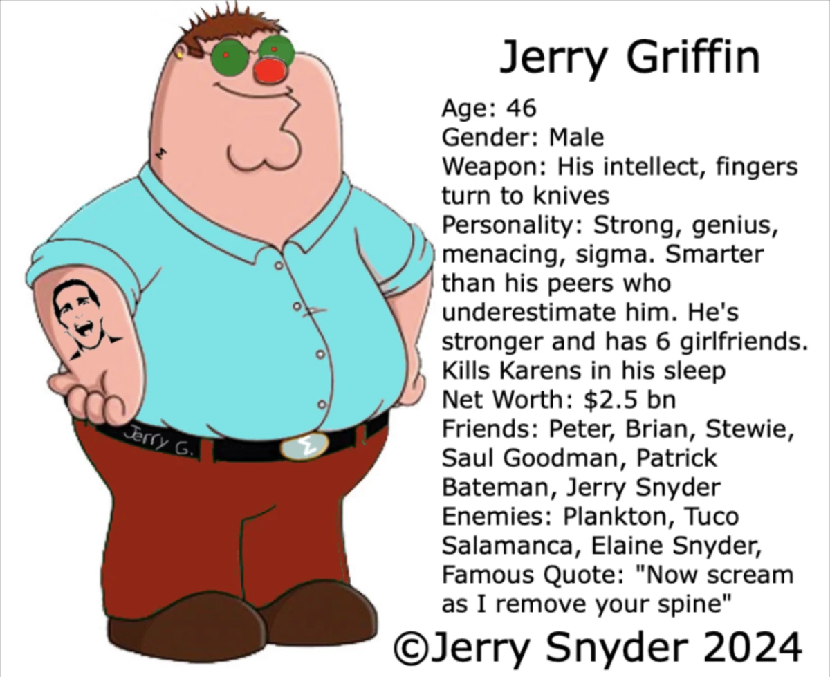 Jerry Griffin | Jerry Snyder Wiki | Fandom