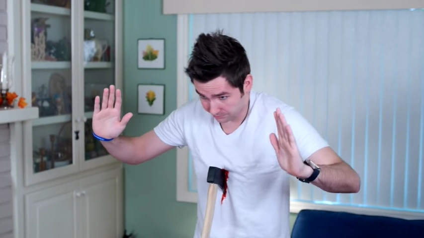 AXE IN CHEST!/Transcript | JesseAndMike Wiki | Fandom