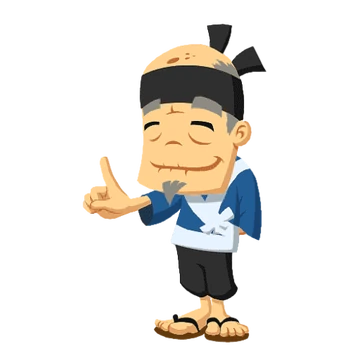 how to draw fruit ninja sensei