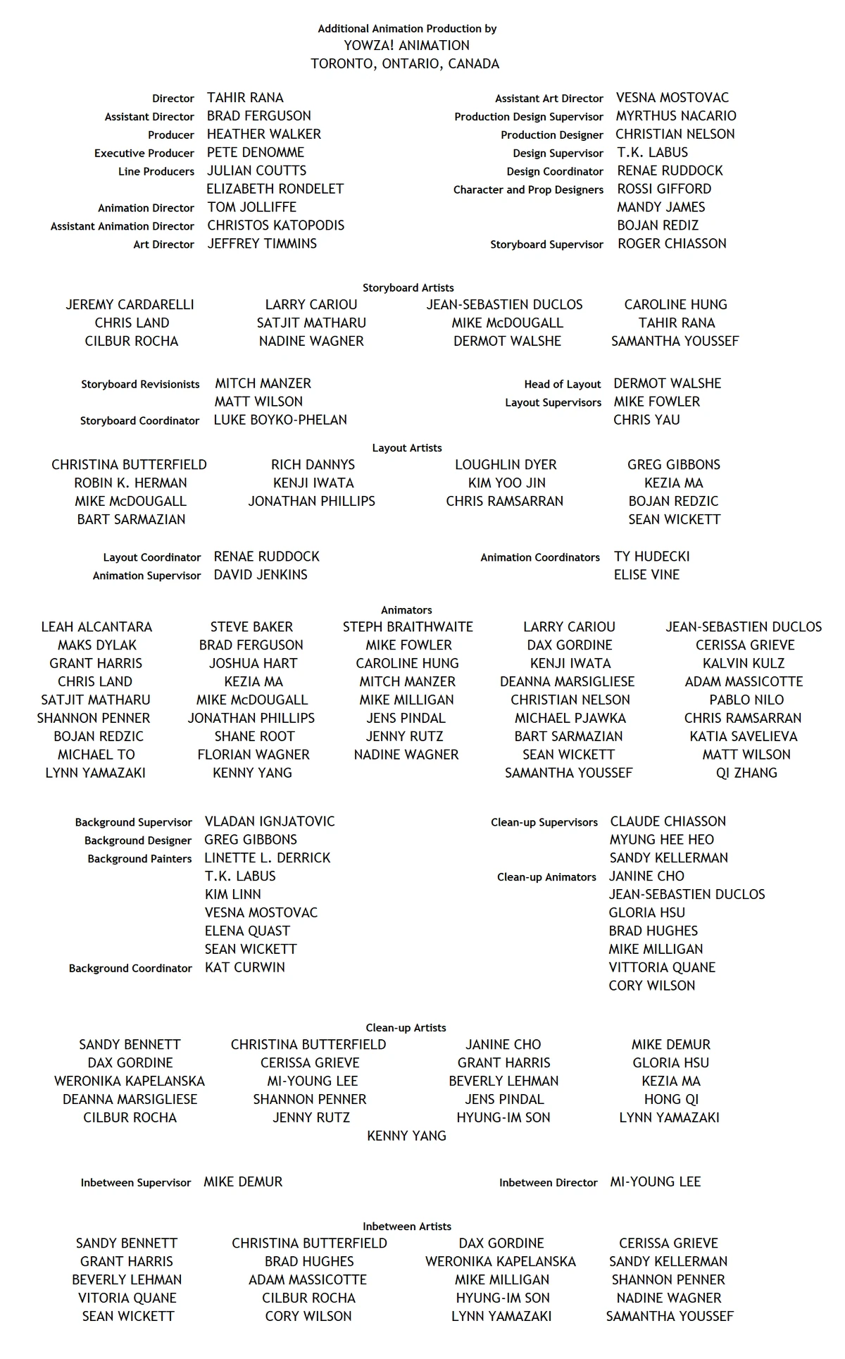 List of end credits with screenshots | JH Movie Collection Wiki | Fandom