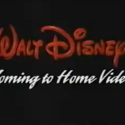 Walt Disney Home Entertainment 1980 Company Logo Vhs