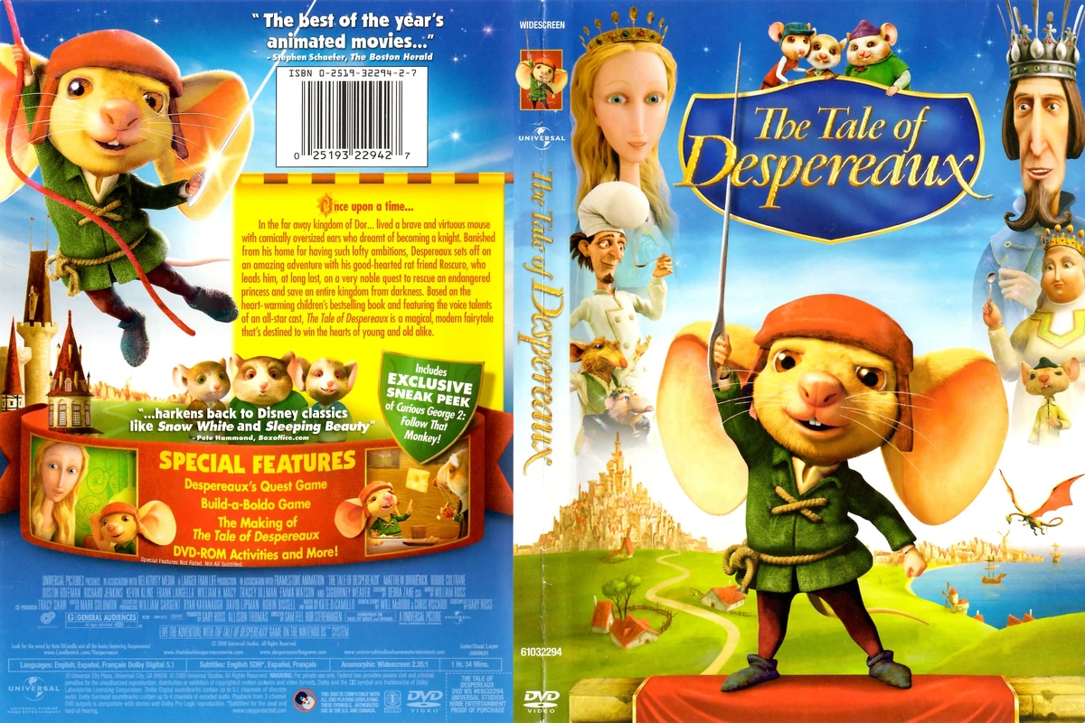 The Tale of Despereaux (film)/Home media | JH Wiki Collection 2.0 Wiki ...