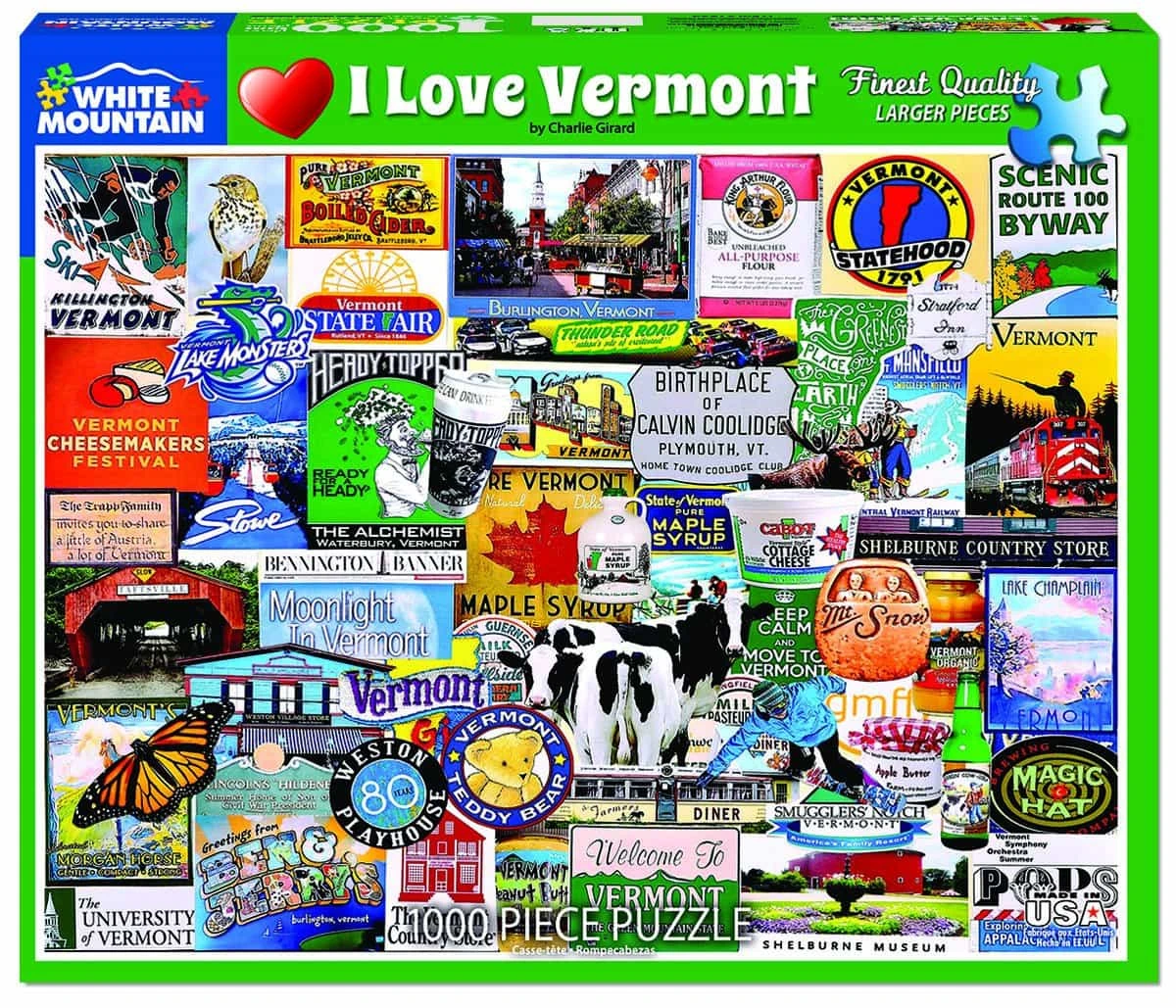 I Love Vermont (1294pz) | Jigsawpedia | Fandom