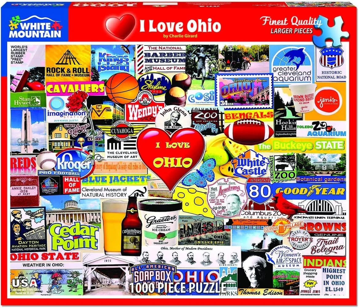 I Love Ohio (1544pz) | Jigsawpedia | Fandom