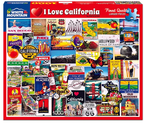 I Love California (1161pz) | Jigsawpedia | Fandom