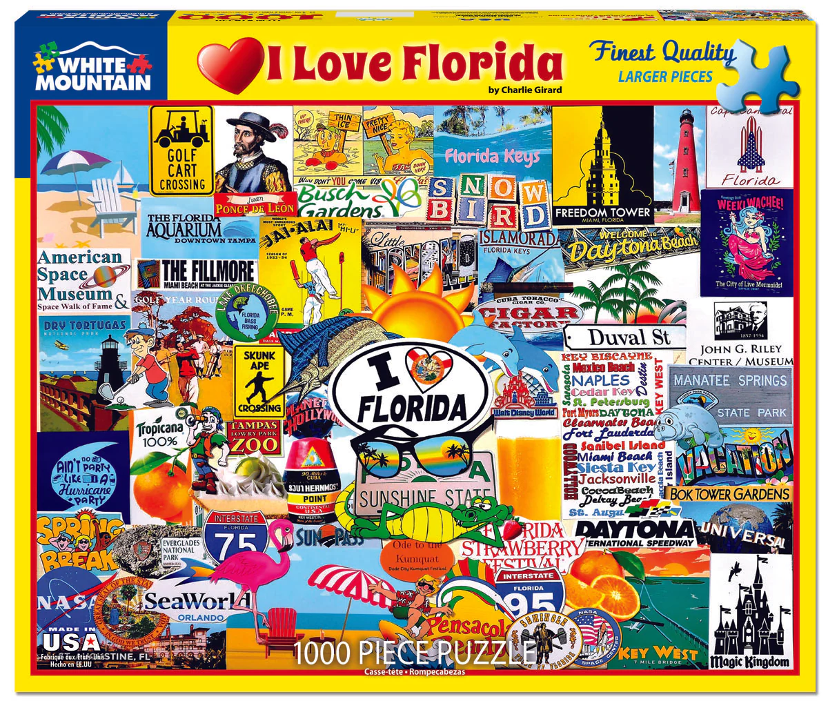 I Love Florida (1455pz) | Jigsawpedia | Fandom